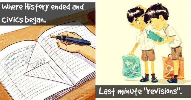 37 Beautiful Illustrations Of School Life That Will Make You Nostalgic