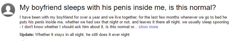 25 Bizarre Sex Questions Which People Actually Asked On Internet