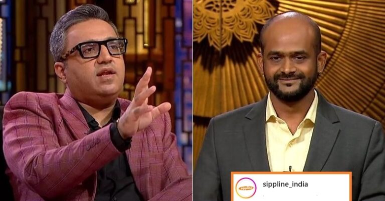 Sippline Founder Trolls Shark Tank India Ashneer Grover In An Epic Way ...