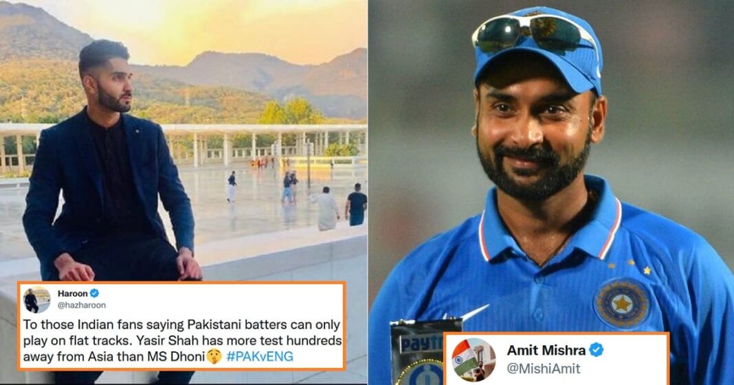 Amit Mishra Gives Savage Response To Pakistan Fan Who Tries To Troll MS ...