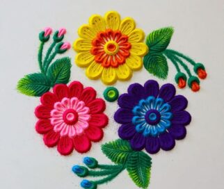 21 Small Rangoli Designs For Beginners To Try