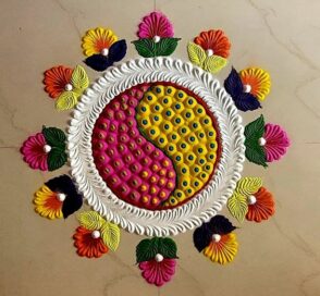 21 Small Rangoli Designs For Beginners To Try