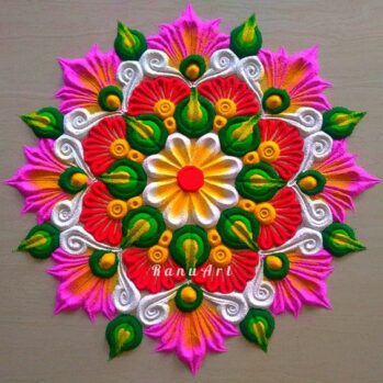 31 Easy Rangoli Designs For Diwali That Are Trending Now
