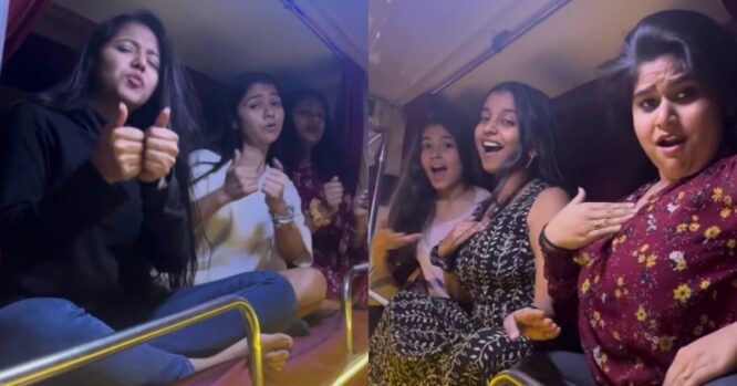 Girls Dancing To The Song 'Kaanta Laga' On A Bus With Lovable ...
