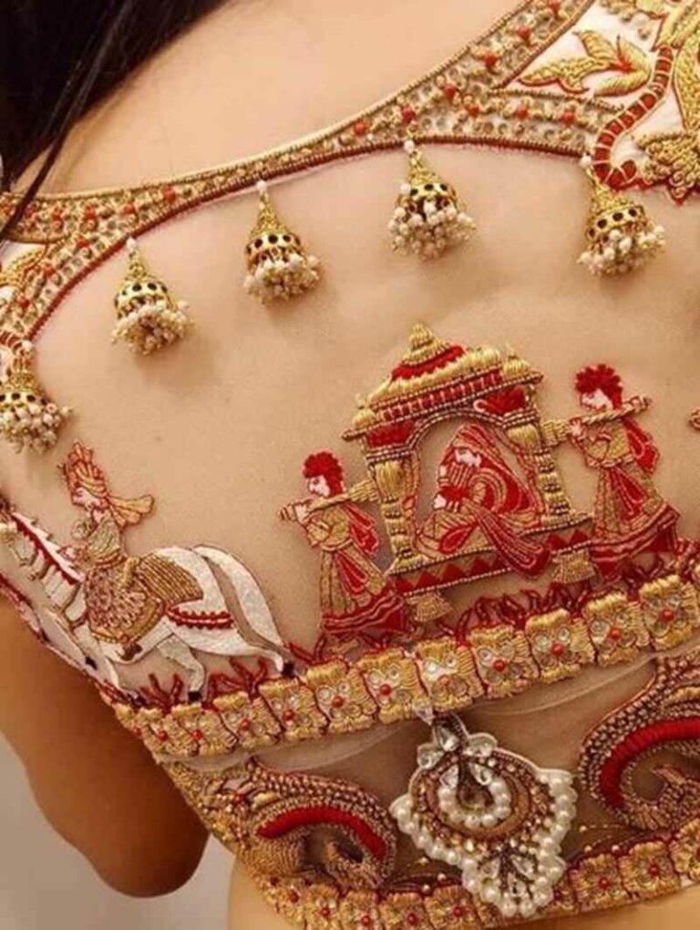 31 Marriage Bridal Maggam Work Blouse Designs For Brides