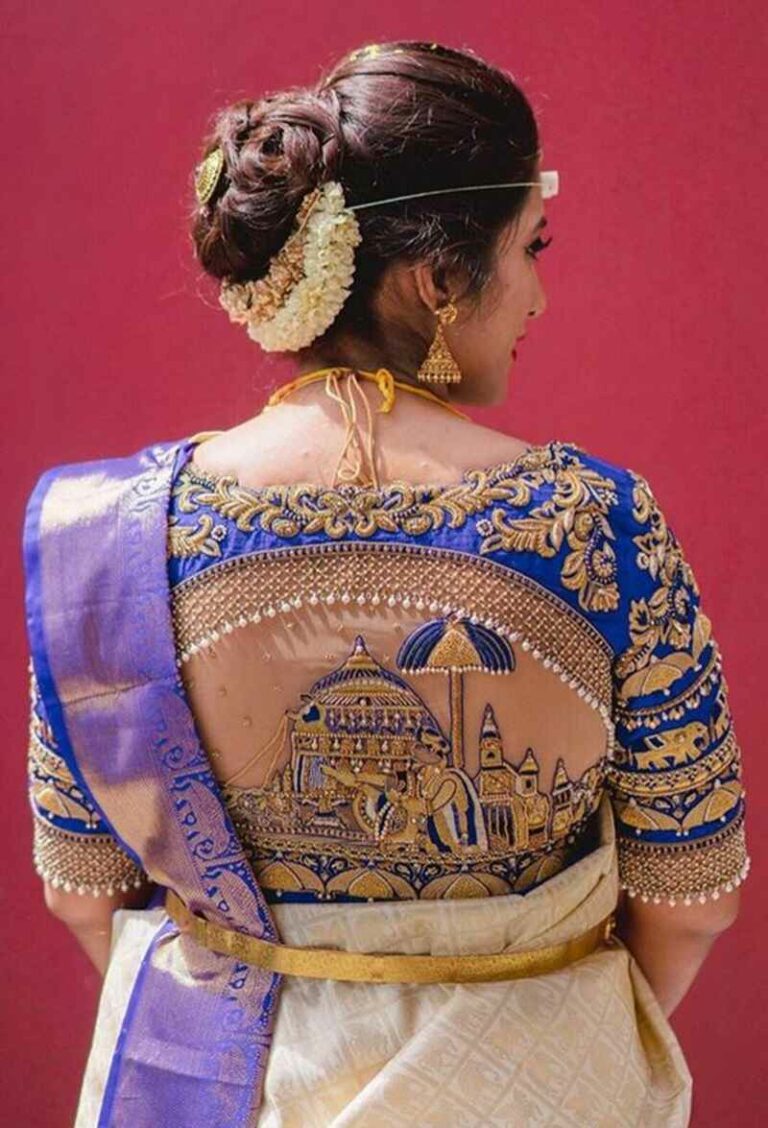 31 Marriage Bridal Maggam Work Blouse Designs For Brides