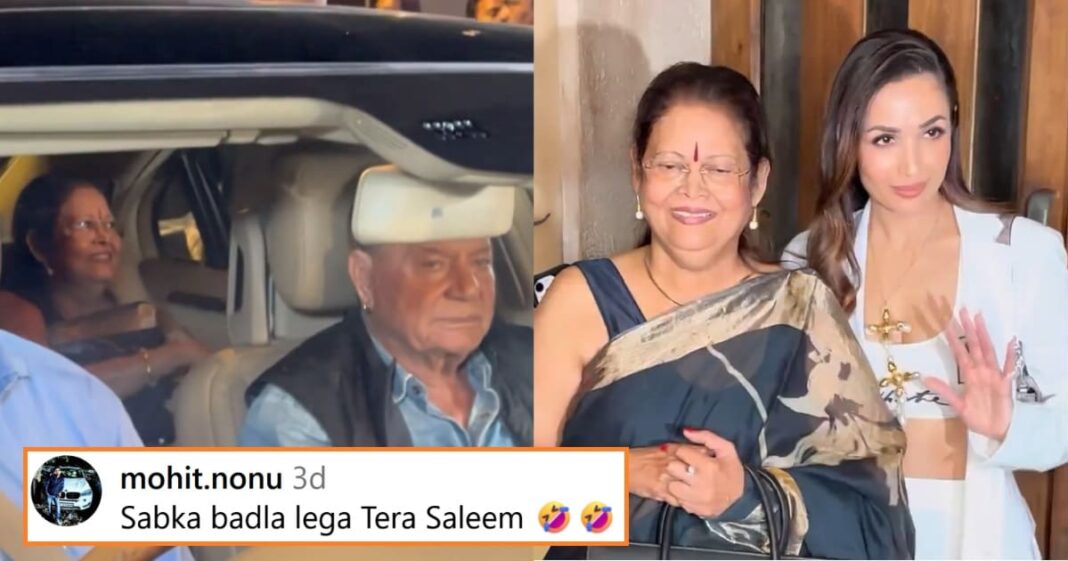Arbaaz Khan's Father, Salim Khan, And Malaika Arora's Mother Spotted ...