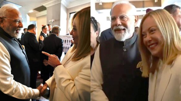 Giorgia Meloni Says 'You're The Best...' While Meeting PM Modi At G7 ...
