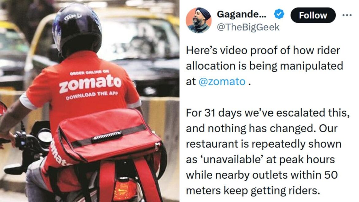 Zomato Founder Responds After Delhi Restaurant Owner Accuses Company Of ...