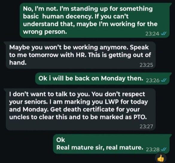 Gen Z Employee’s Chat With Toxic Boss For Basic Humanity Goes Viral ...