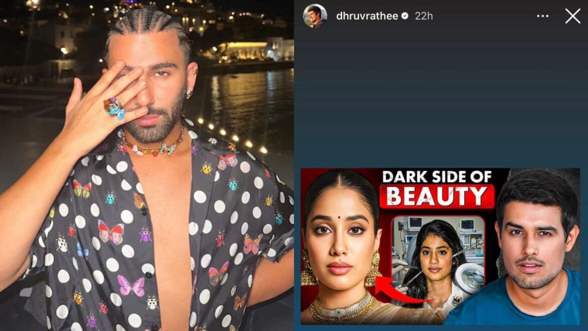 Orry Roasts Dhruv Rathee In An Epic Way After He Mocks Janhvi Kapoor